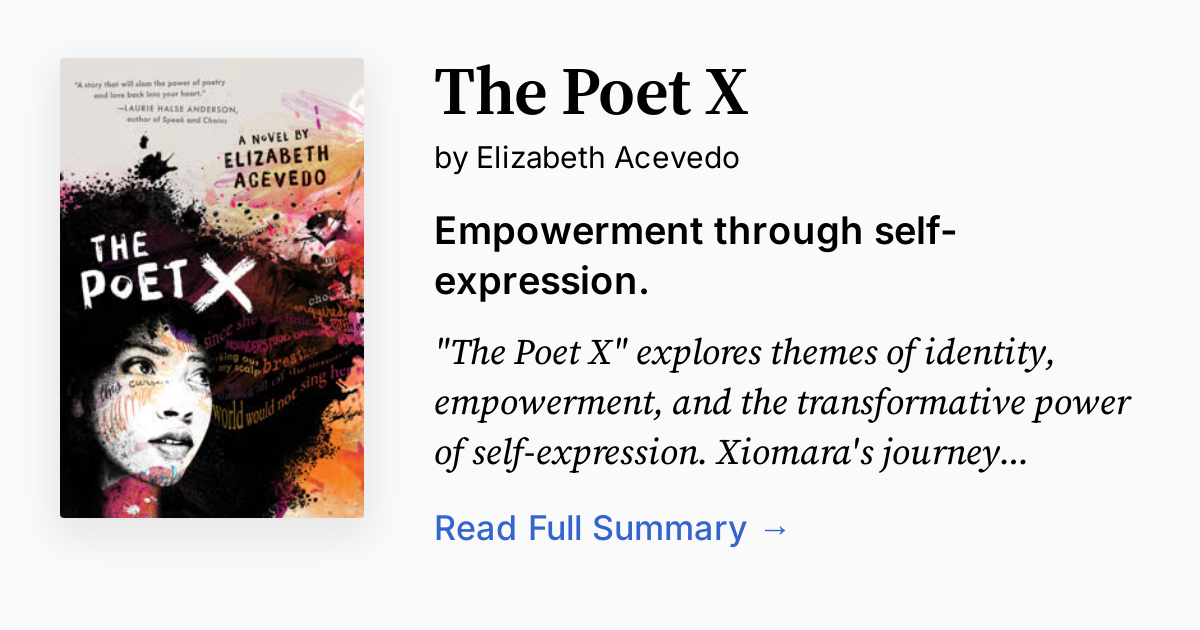 The Poet X by Elizabeth Acevedo | Summary, Analysis, FAQ