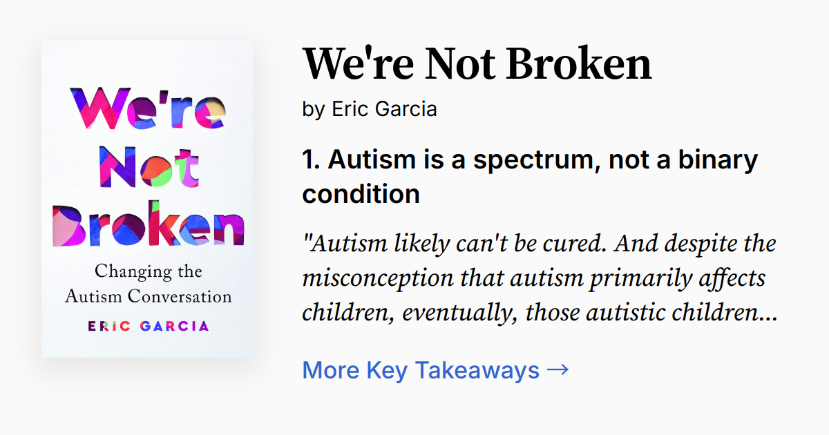We're Not Broken | Summary, Audio, Quotes, FAQ