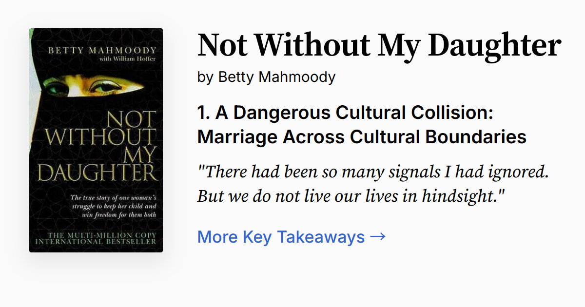 Not Without My Daughter | Summary, Audio, Quotes, FAQ