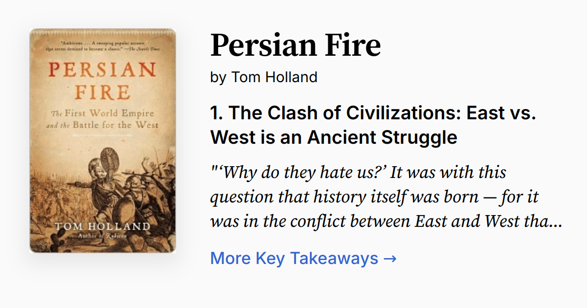 Persian Fire by Tom Holland | Summary, Audio, Quotes, FAQ