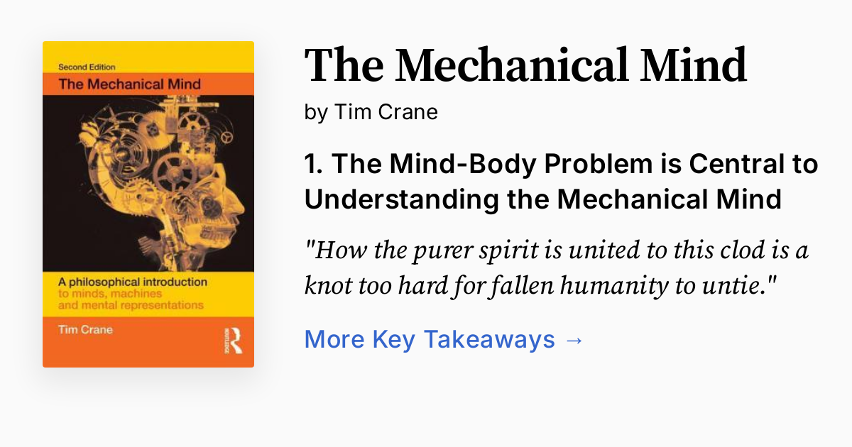 The Mechanical Mind | Summary, Audio, Quotes, FAQ