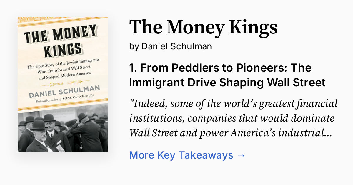 The Money Kings | Summary, Audio, Quotes, FAQ