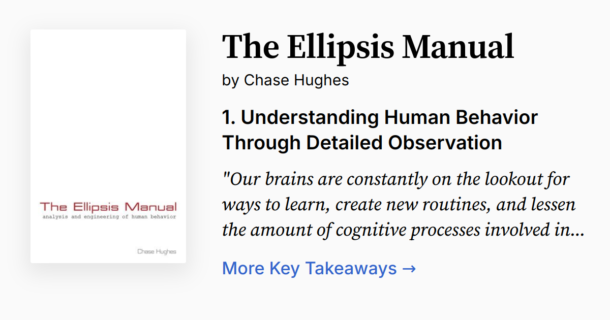 The Ellipsis Manual | Summary, Quotes, FAQ, Audio
