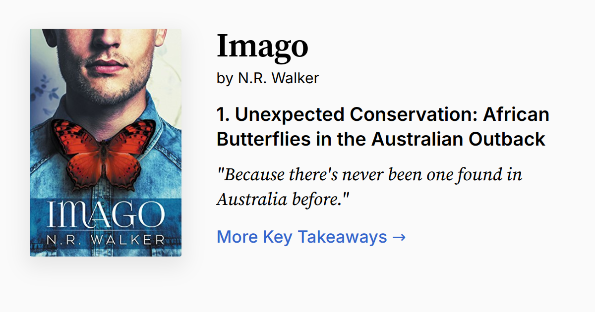 Imago by N.R. Walker | Summary, Audio, Quotes, FAQ