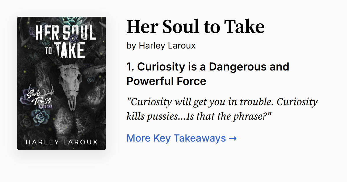 Her Soul to Take | Summary, Audio, Quotes, FAQ
