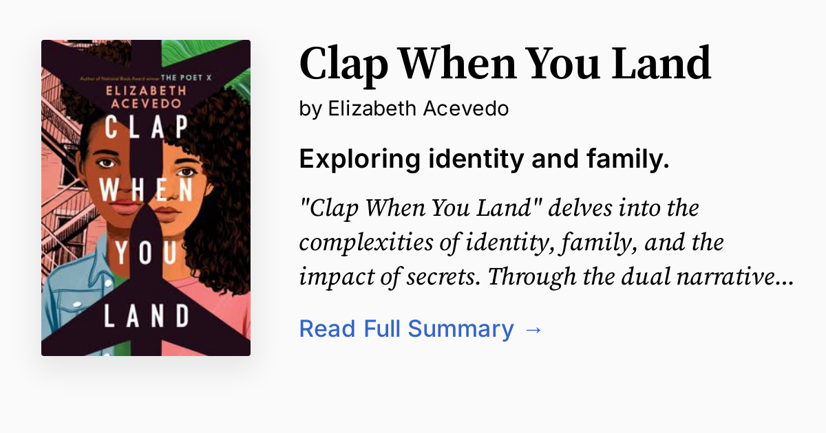 Clap When You Land | Summary, Analysis, FAQ