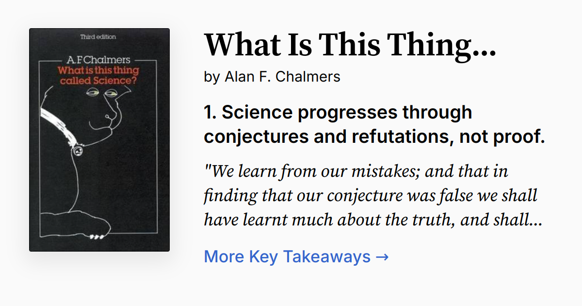What Is This Thing Called Science? | Summary, Audio, Quotes, FAQ