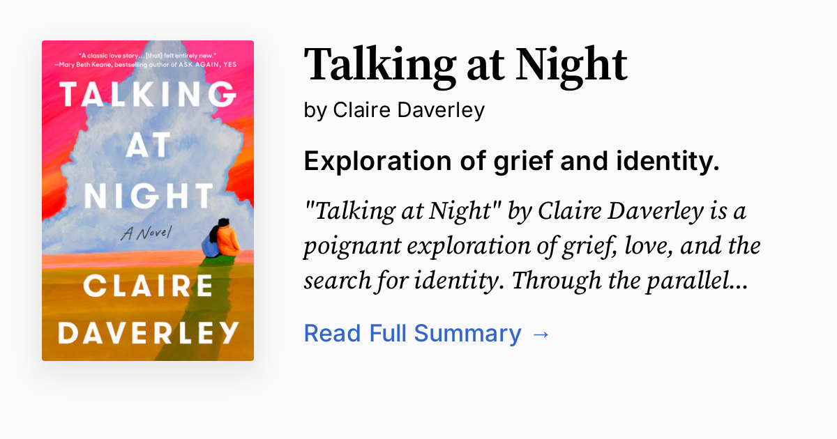 Talking at Night | Summary, Analysis, FAQ