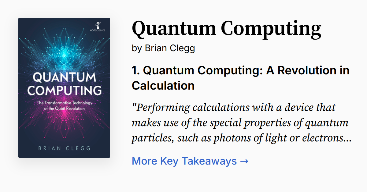Quantum Computing | Summary, Audio, Quotes