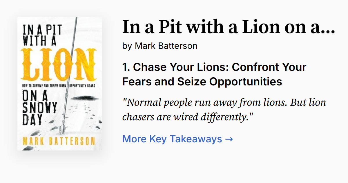 In a Pit with a Lion on a Snowy Day | Summary, Audio, Quotes, FAQ