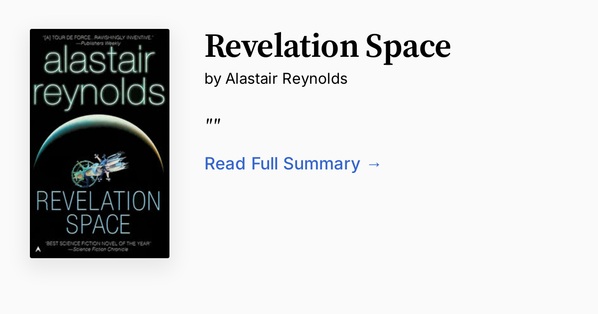 Revelation Space | Summary, Audio, Analysis, FAQ