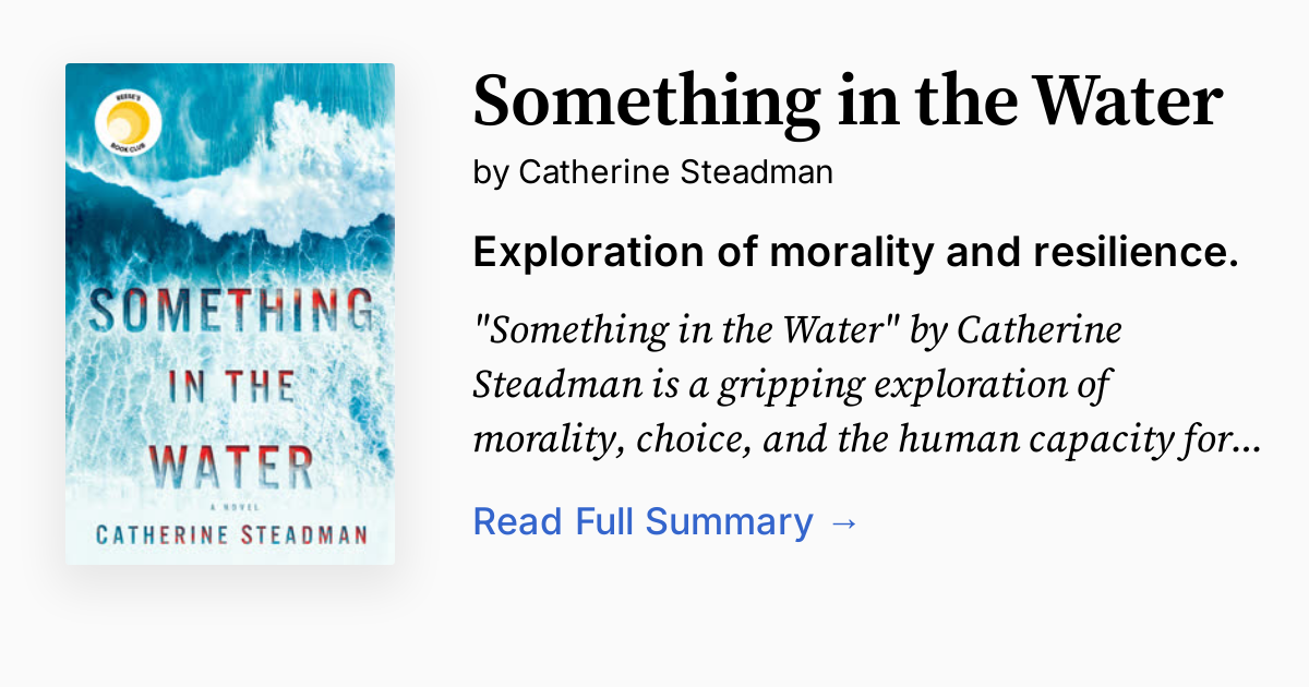 Something in the Water | Summary, Audio, Analysis, FAQ