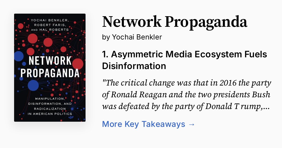 Network Propaganda | Summary, Audio, Quotes, FAQ