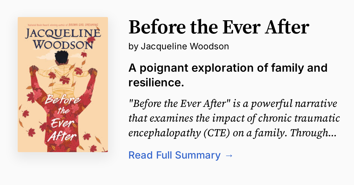 Before the Ever After | Summary, Analysis, FAQ