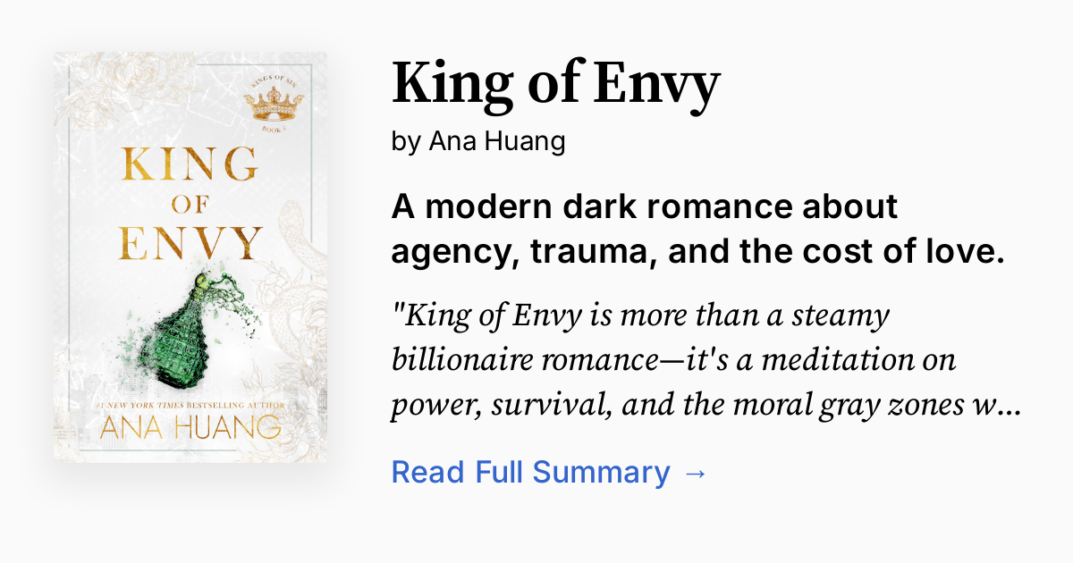 King of Envy by Ana Huang | Summary, Analysis, FAQ