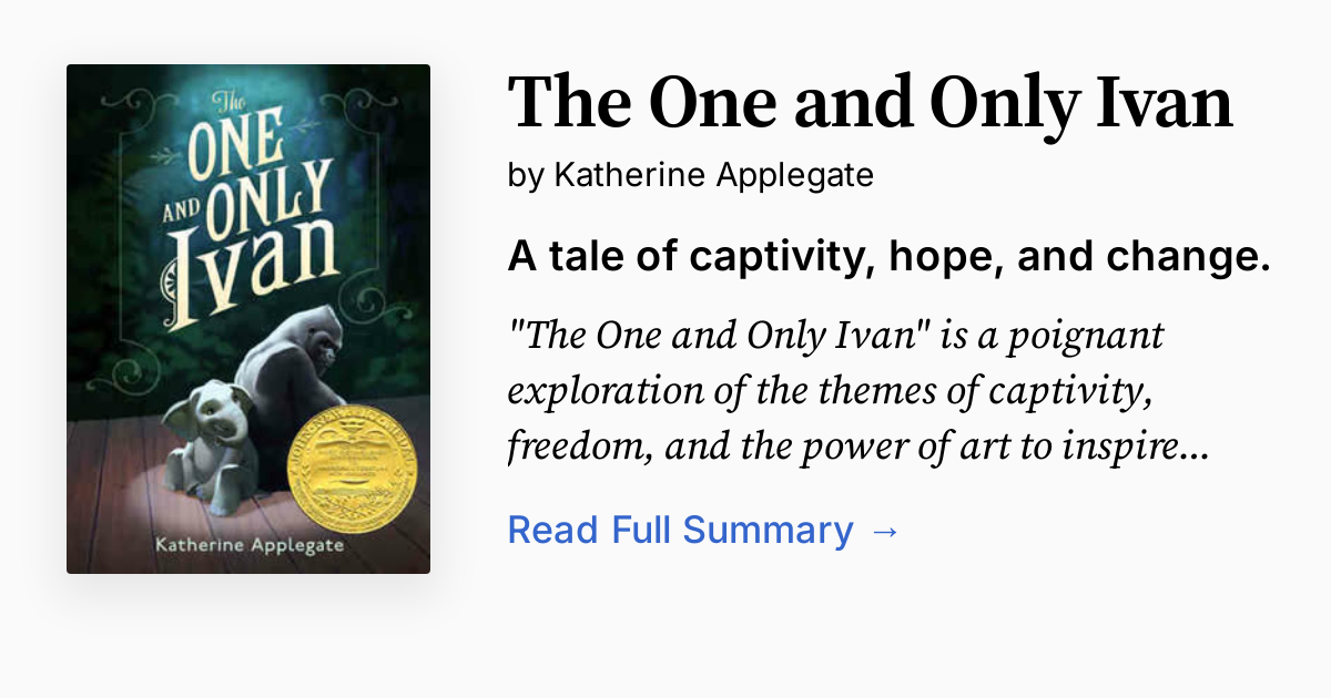 The One and Only Ivan | Summary, Analysis, FAQ