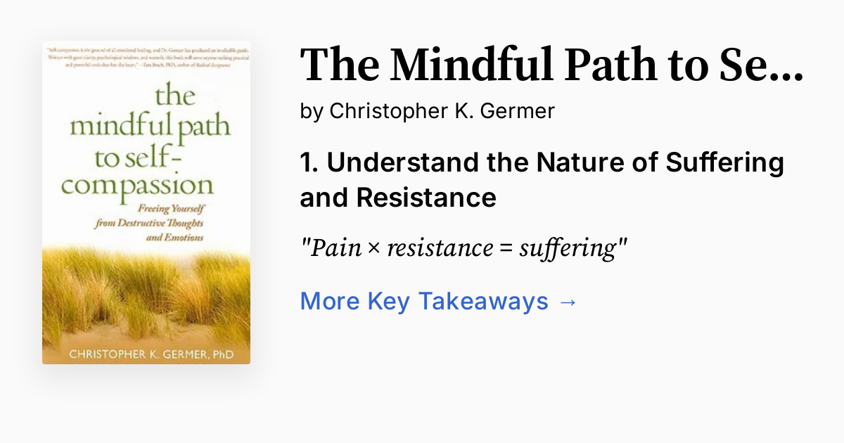 The Mindful Path to Self-Compassion | Summary, Quotes, FAQ, Audio