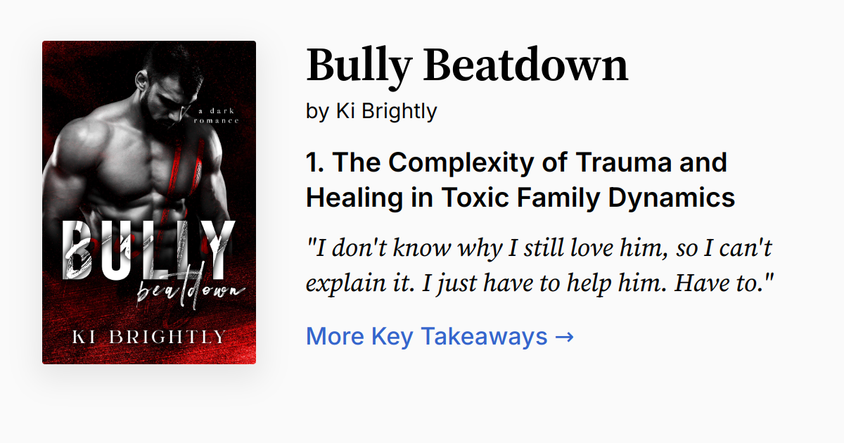 Bully Beatdown by Ki Brightly | Summary, Audio, Quotes