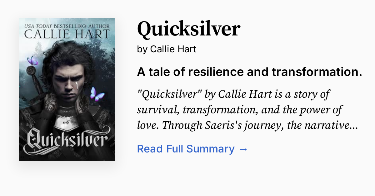 Quicksilver by Callie Hart | Summary, Analysis, FAQ