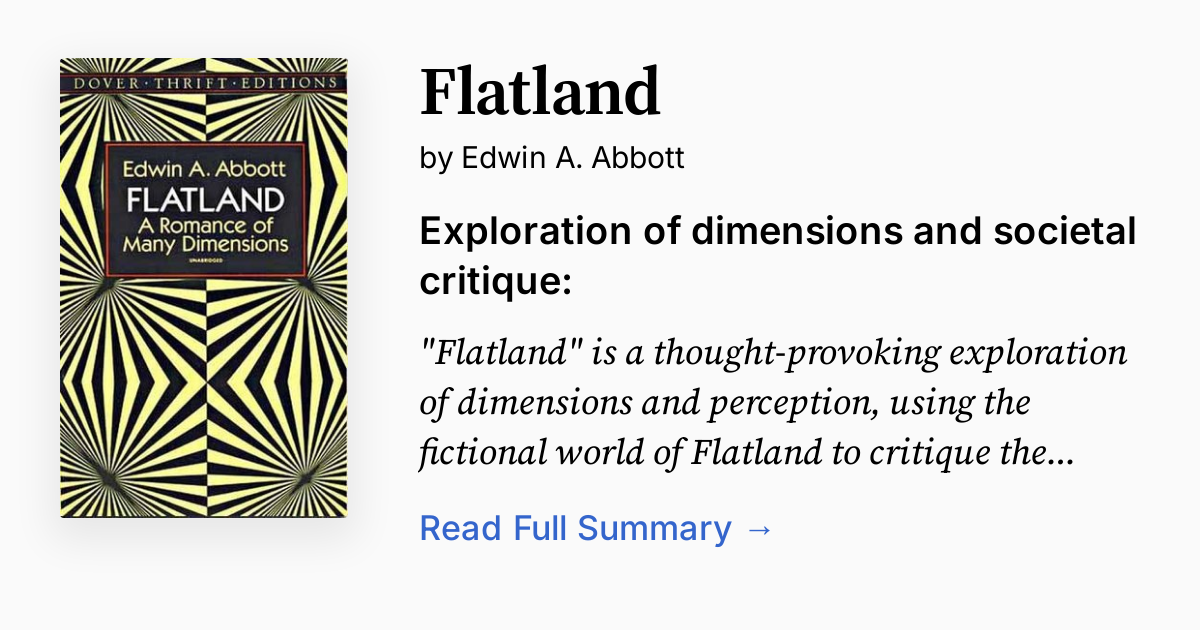 Flatland by Edwin A. Abbott | Summary, Audio, Analysis, FAQ