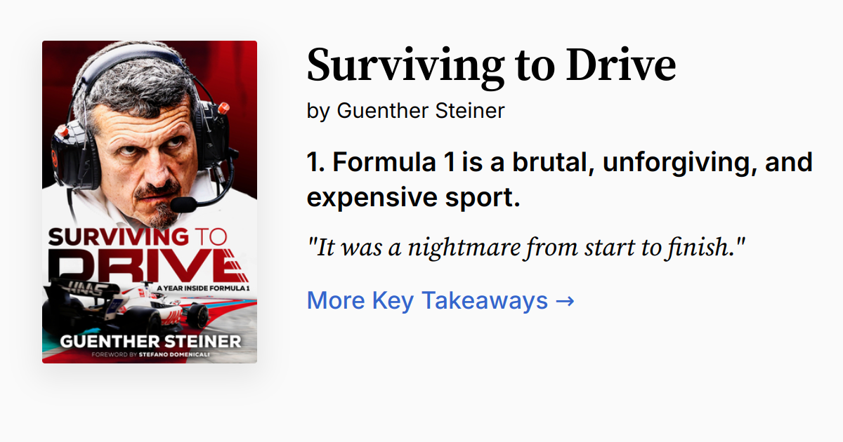 Surviving to Drive | Summary, Quotes, FAQ, Audio