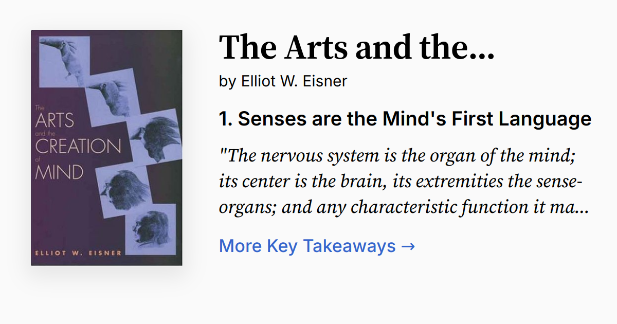 The Arts and the Creation of Mind | Summary, Audio, Quotes, FAQ