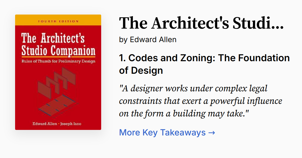 The Architect's Studio Companion | Summary, Audio, Quotes, FAQ
