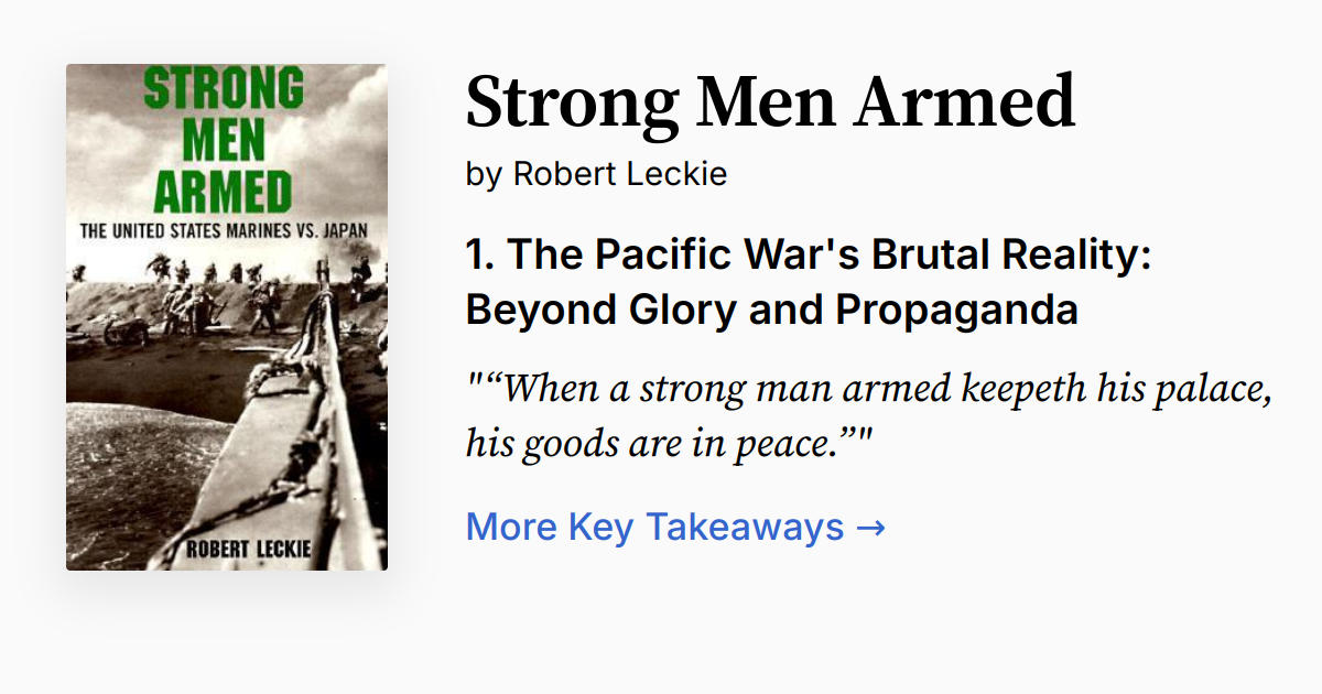 Strong Men Armed | Summary, Audio, Quotes