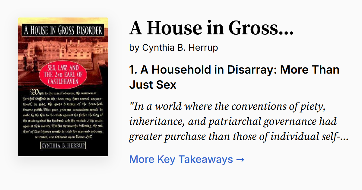 A House in Gross Disorder | Summary, Audio, Quotes, FAQ