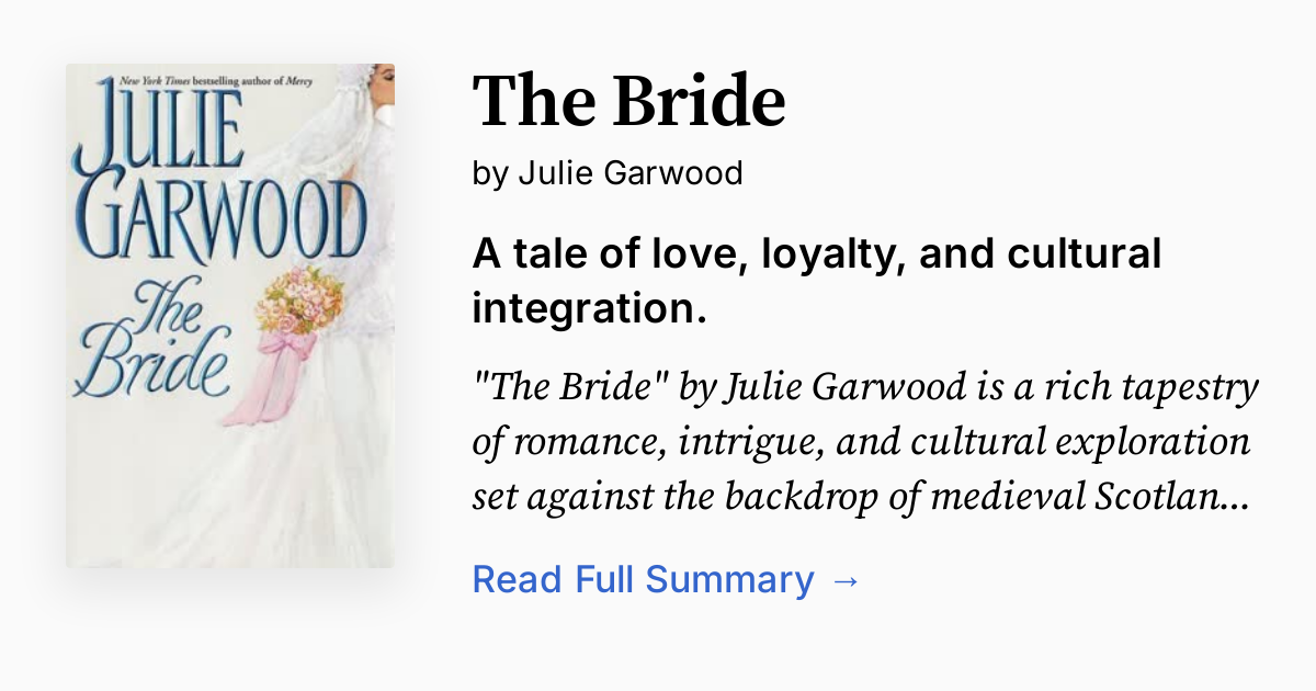 The Bride by Julie Garwood | Summary, Audio, Analysis, FAQ