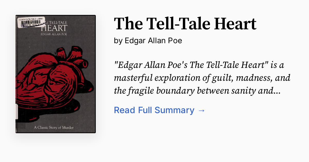 The Tell-Tale Heart | Summary, Analysis, FAQ