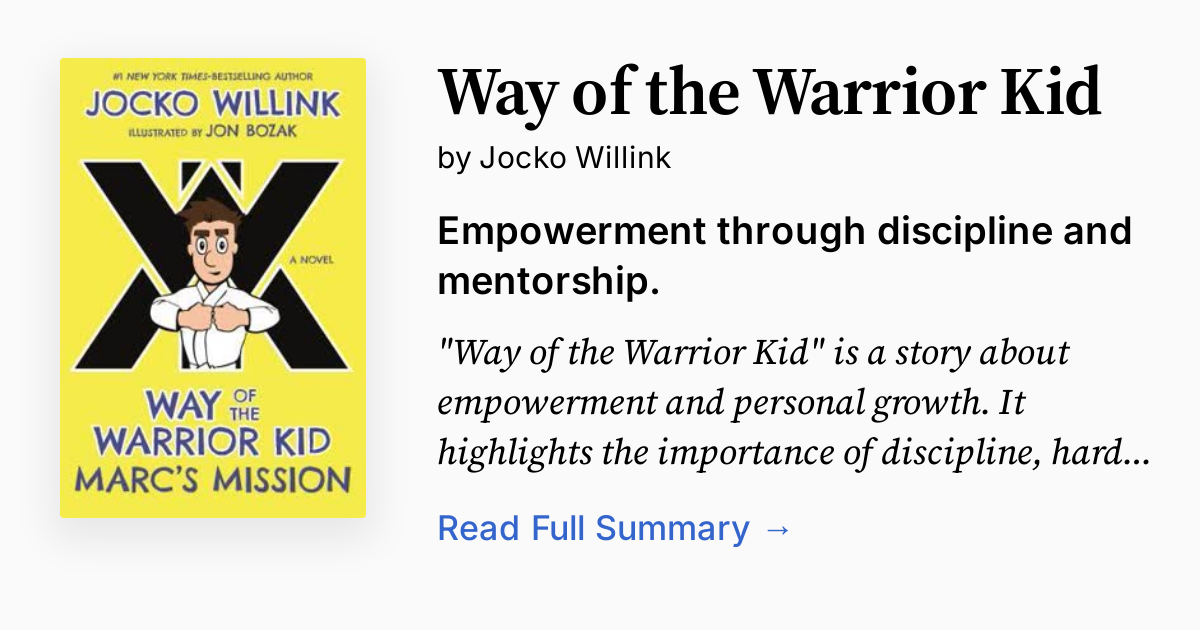 Way of the Warrior Kid | Summary, Analysis