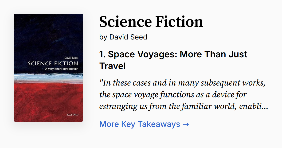 Science Fiction | Summary, Audio, Quotes