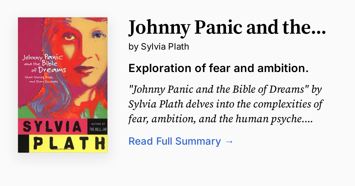 Johnny Panic and the Bible of Dreams | Summary, Analysis, FAQ
