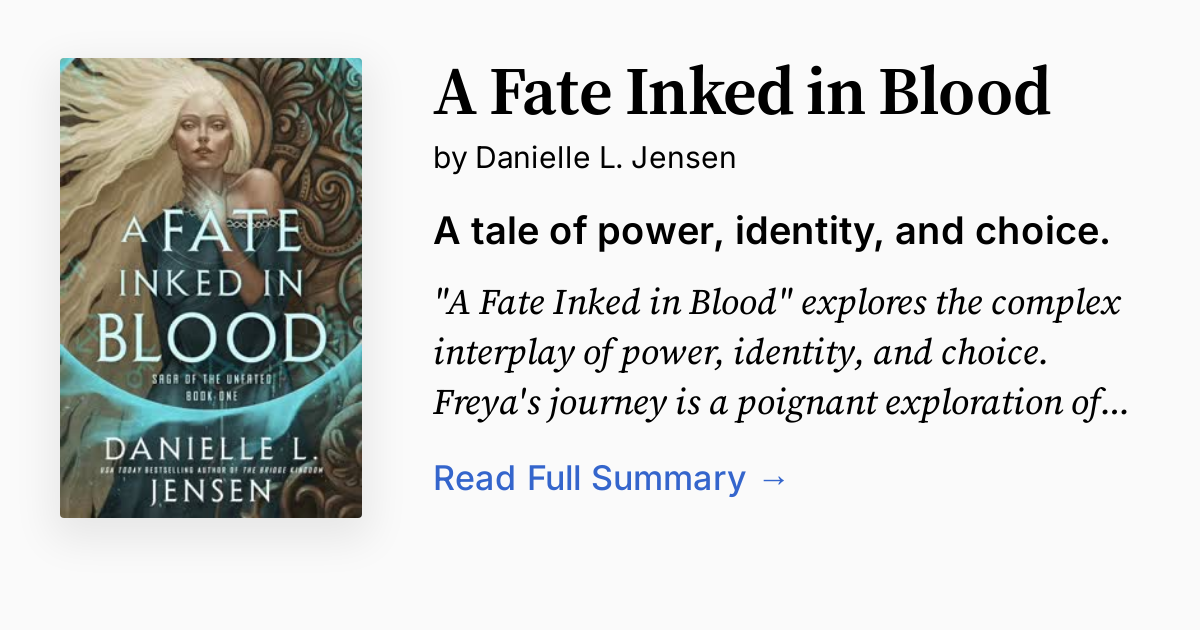 A Fate Inked in Blood | Summary, Audio, Analysis, FAQ