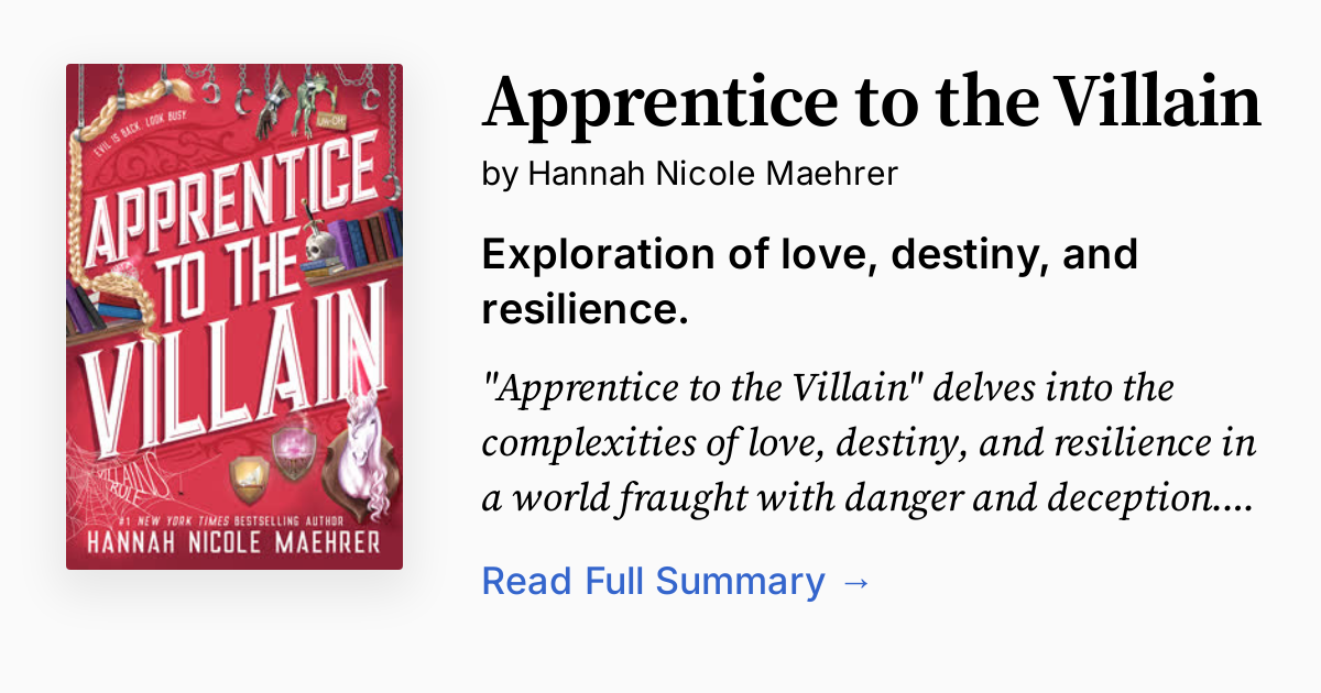 Apprentice to the Villain | Summary, Analysis, FAQ