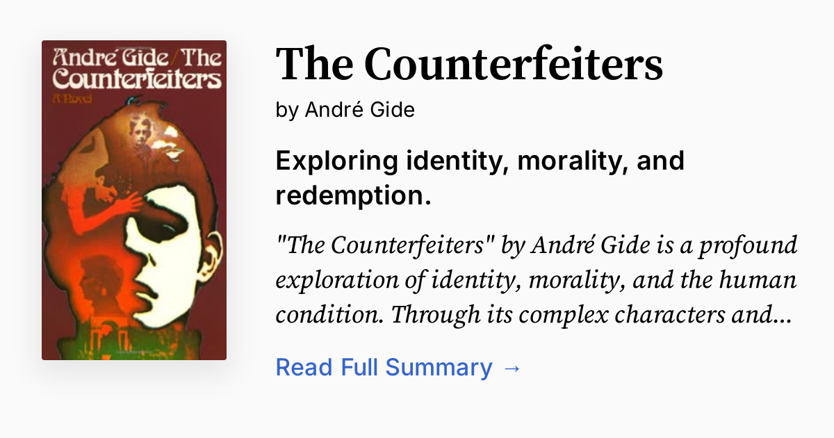 The Counterfeiters | Summary, Audio, Analysis, FAQ