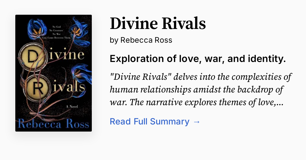 Divine Rivals by Rebecca Ross | Summary, Analysis, FAQ