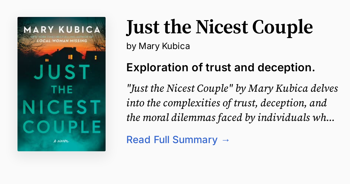 Just the Nicest Couple | Summary, Audio, Analysis, FAQ