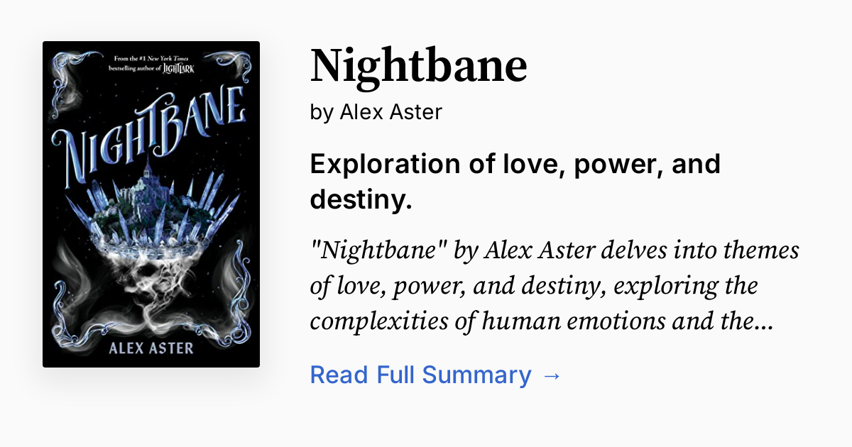 Nightbane by Alex Aster | Summary, Analysis, FAQ