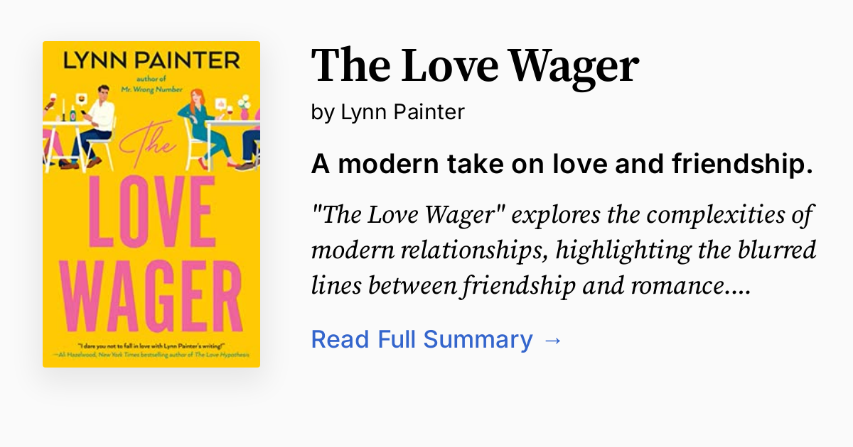 The Love Wager by Lynn Painter | Summary, Audio, Analysis, FAQ