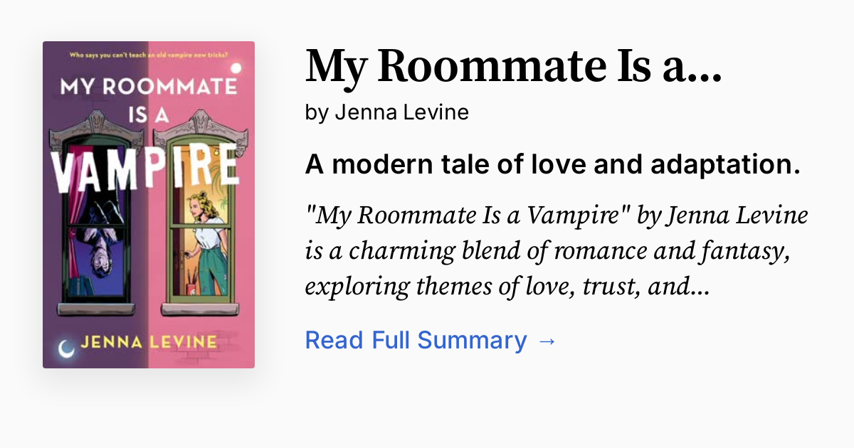 My Roommate Is a Vampire | Summary, Audio, Analysis, FAQ