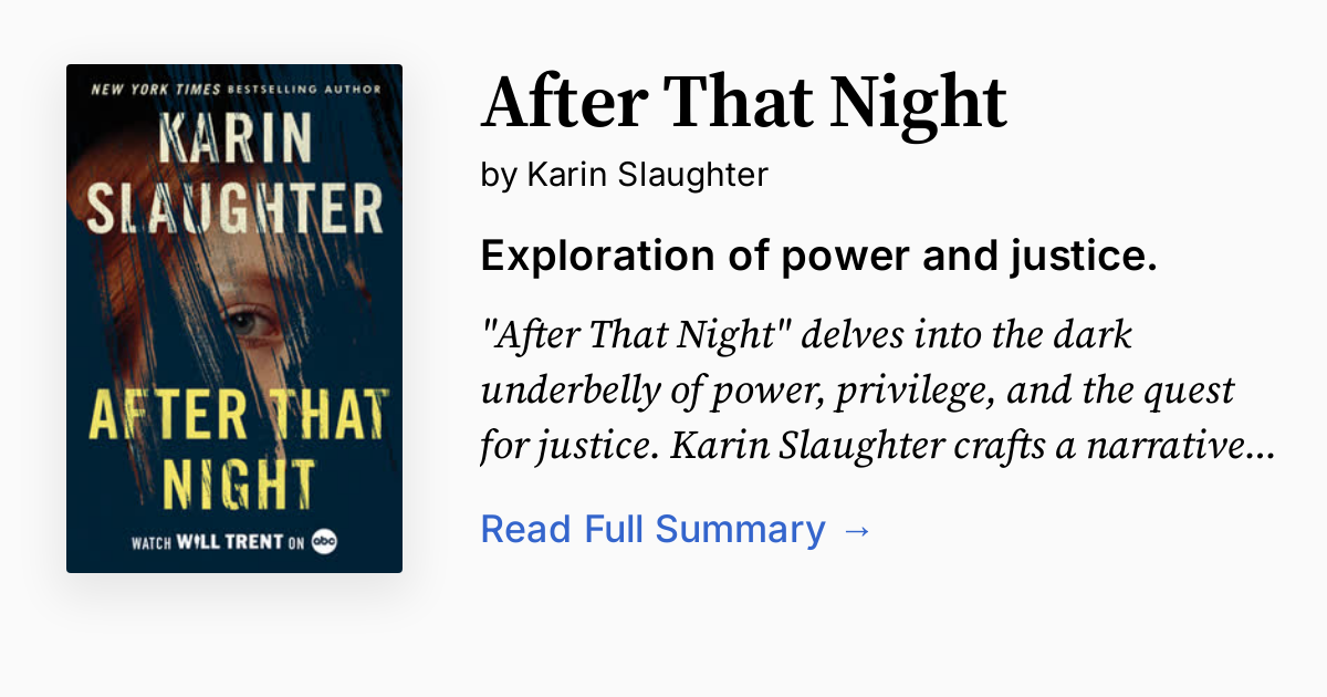 After That Night | Summary, Audio, Analysis, FAQ