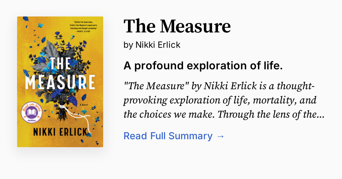 The Measure by Nikki Erlick | Summary, Analysis, FAQ