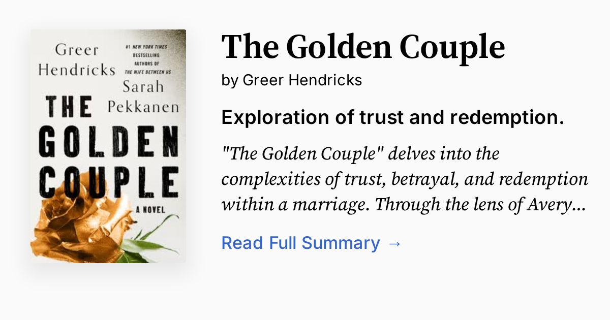 The Golden Couple | Summary, Audio, Analysis, FAQ