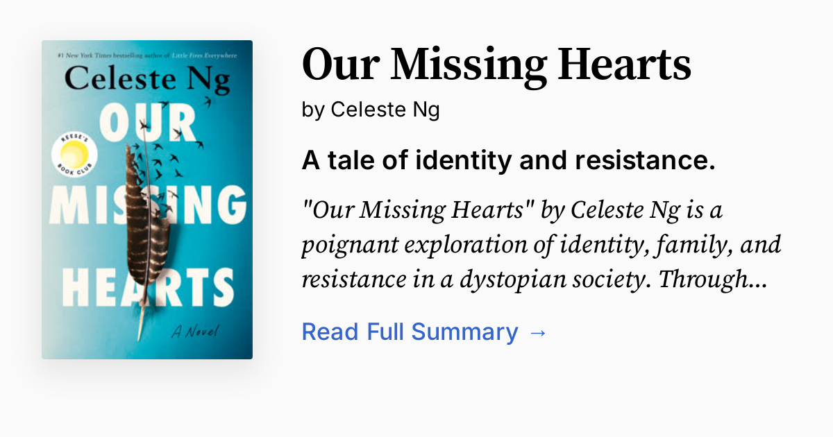 Our Missing Hearts | Summary, Analysis, FAQ