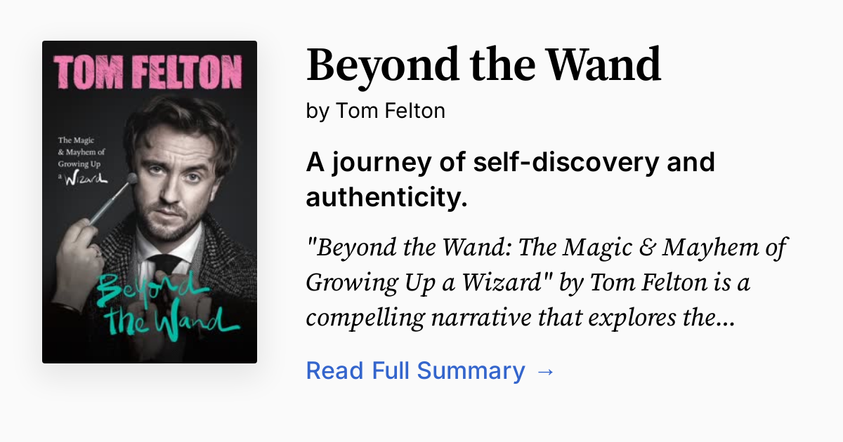 Beyond the Wand | Summary, Analysis, FAQ