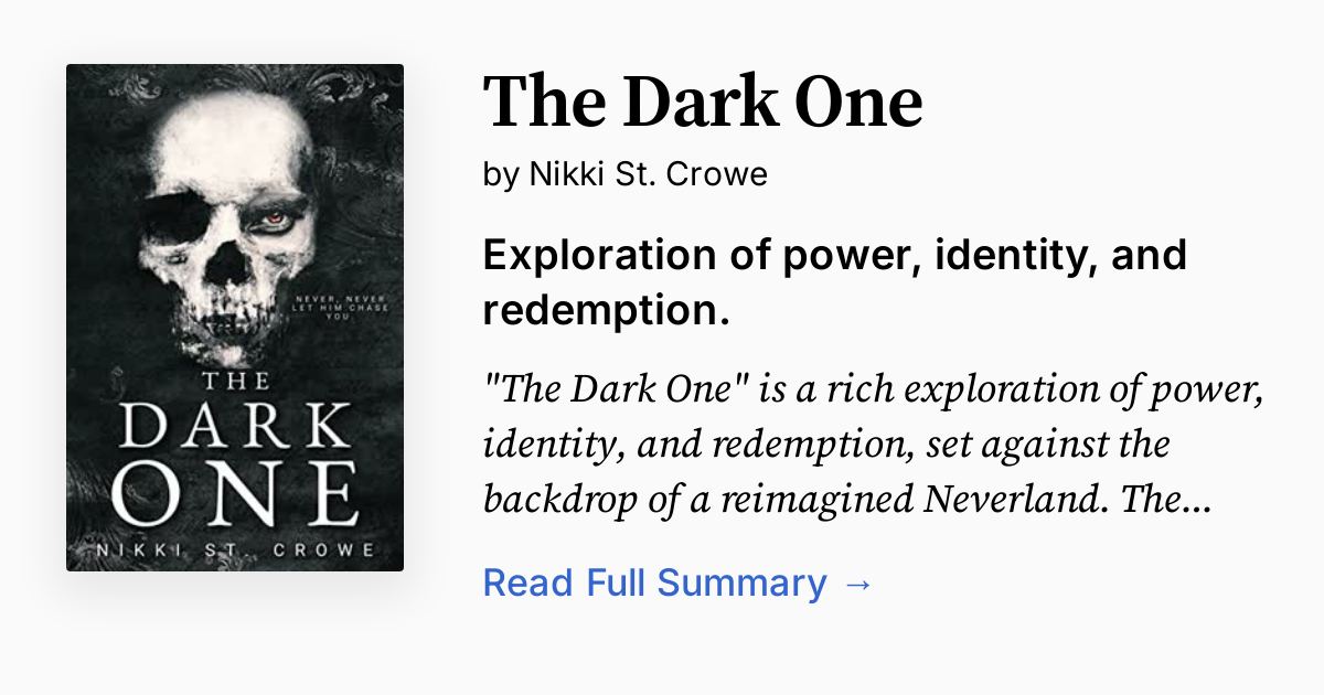 The Dark One by Nikki St. Crowe | Summary, Audio, Analysis, FAQ