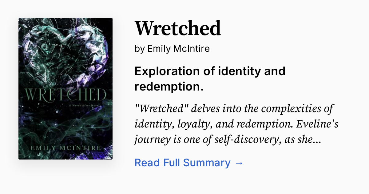 Wretched by Emily McIntire | Summary, Analysis, FAQ