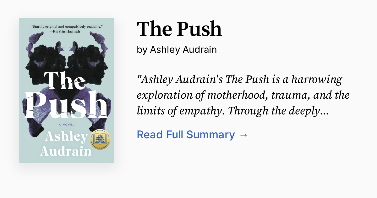 The Push by Ashley Audrain | Summary, Analysis, FAQ